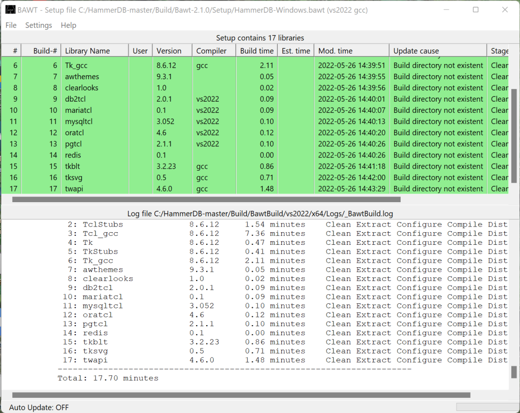 How to build HammerDB from source – HammerDB Blog