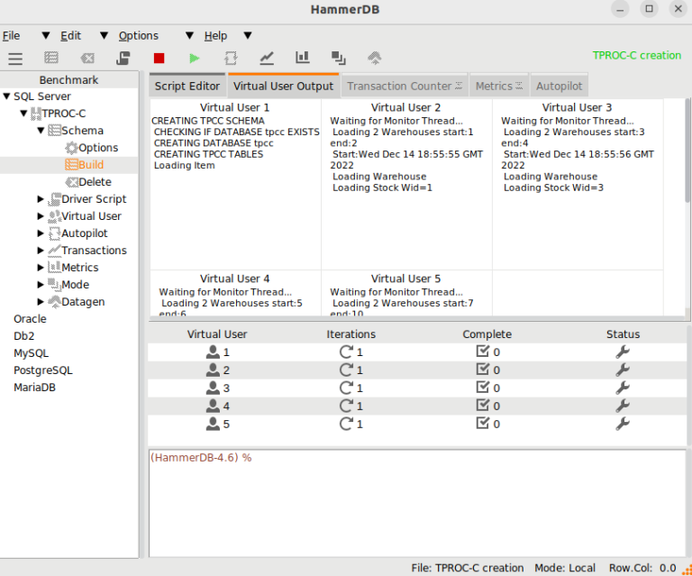 Configuring Unixodbc And Sql Server Drivers For Hammerdb On Linux