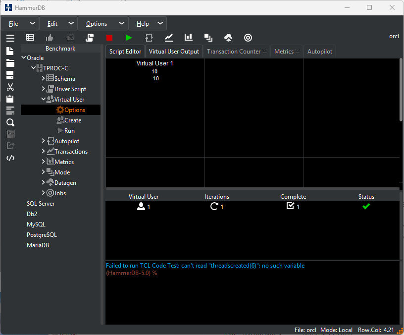 3. Replaying Oracle Trace Files